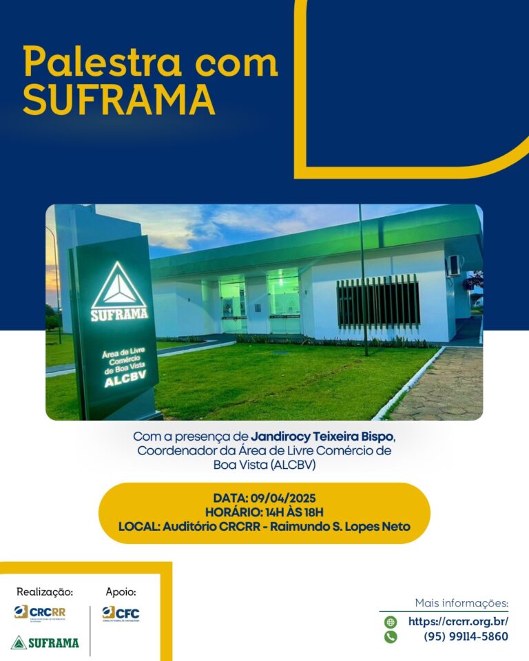 Palestra com SUFRAMA – CRCRR